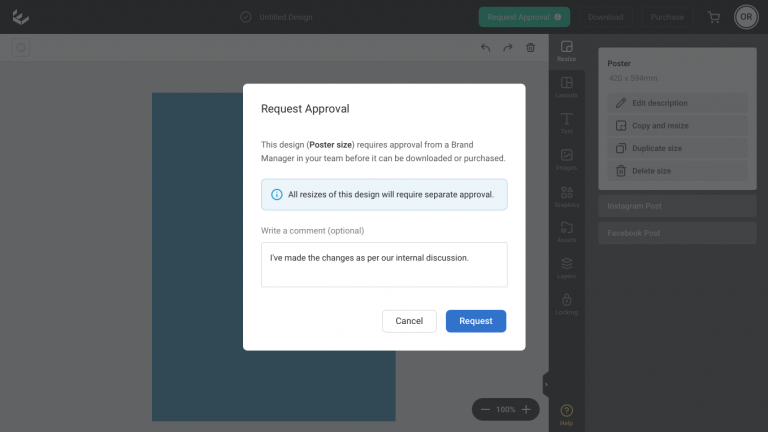 Submit Designs for Approval - Meet Easil's new workflow tool - Easil