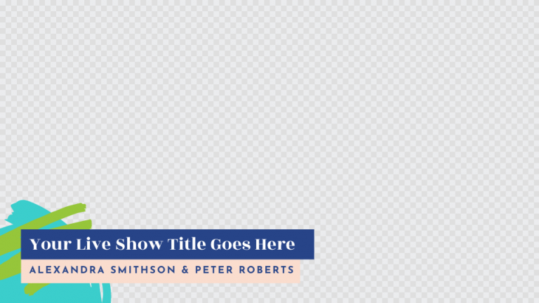 How to create a professional live video overlay (+Free Templates) - Easil