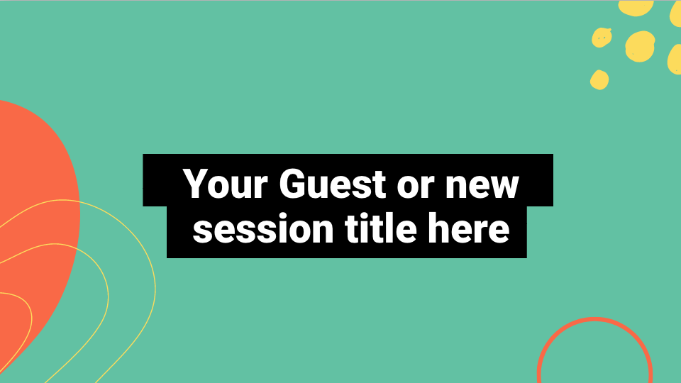 How to create a professional live video overlay (+Free Templates) - Easil