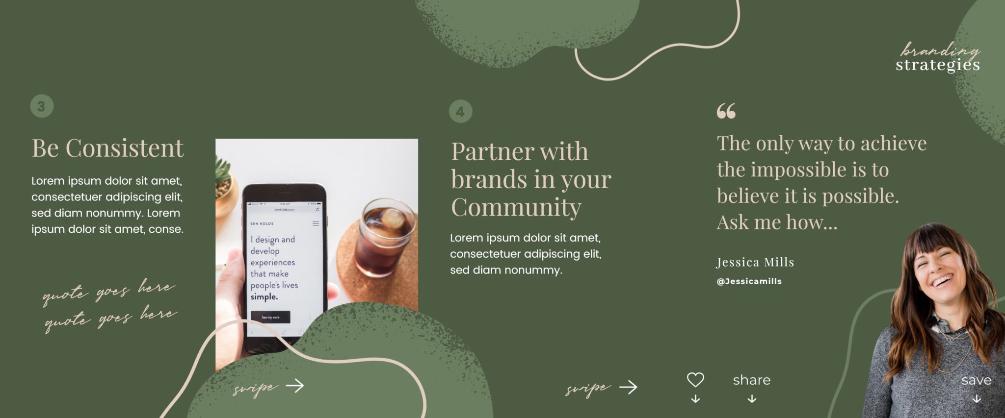 How to create a swipeable Post for Instagram [+ Free Carousel Post ...