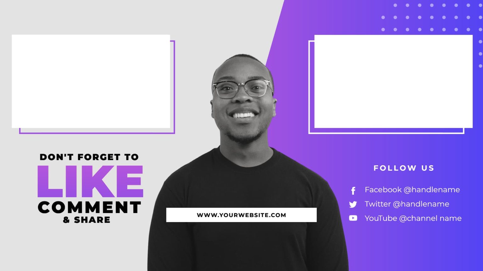 How to Design a YouTube End Screen + 5 Free Templates - Easil