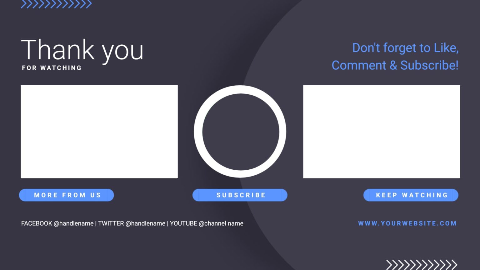 How to Design a YouTube End Screen + 5 Free Templates – Easil